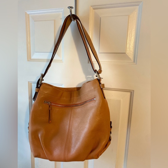 Coach | Bags | Coach Leather Shoulder Bag In Fun Orangey Color | Poshmark